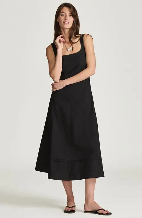MAVI Sleeveless Fit & Flare Midi Dress