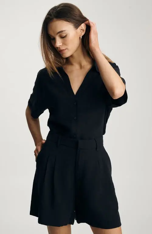 MAVI Pleated Luxe Touch Shorts