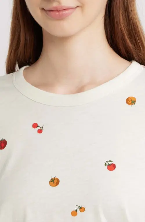 Rag & Bone Tomatoes Cotton Graphic Baby Tee