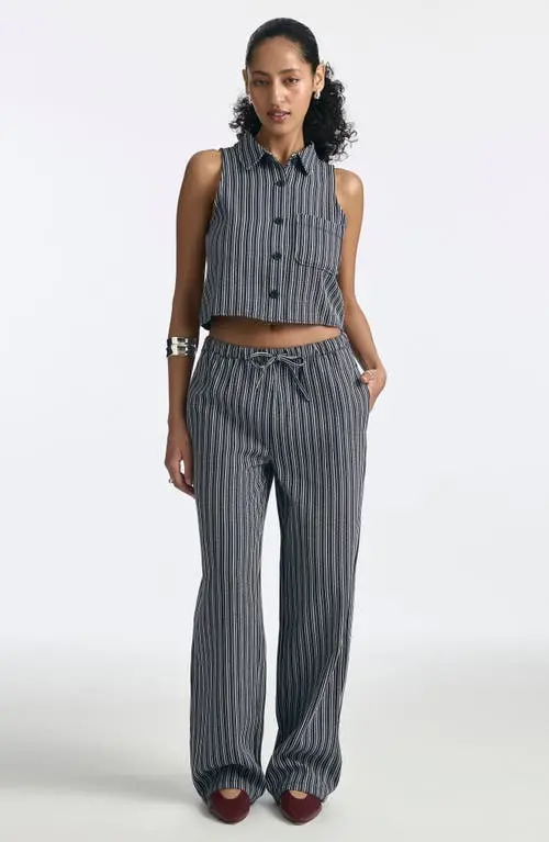 Brooklyn Industries Tie Waist Wide Leg Pants