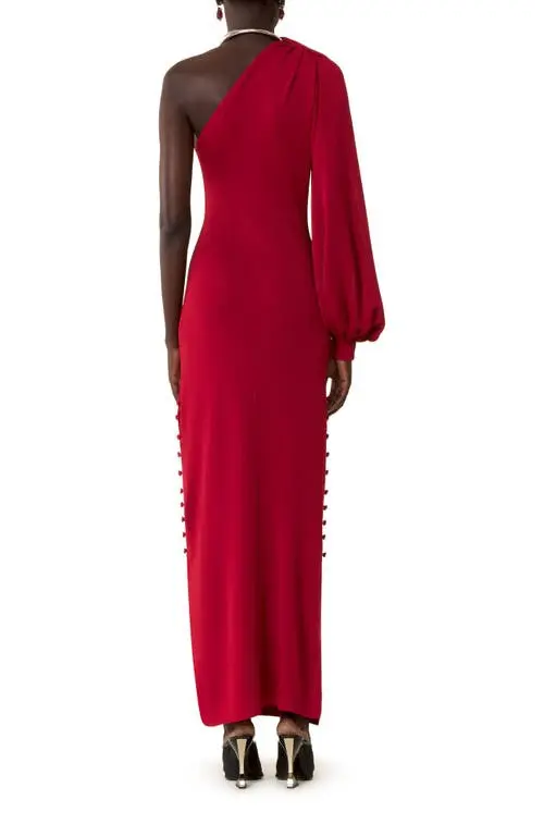 LANVIN Asymmetrical Choker Dress In Viscose