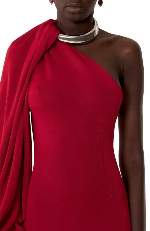 LANVIN Asymmetrical Choker Dress In Viscose