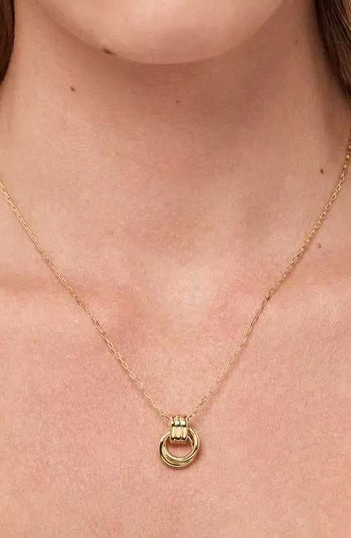 ANA LUISA Palmer Statement Necklace With Interlocking Rings