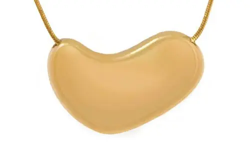 MARLYN SCHIFF Beaded Heart Pendant Necklace