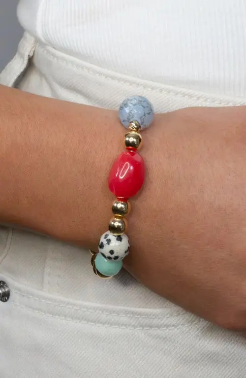 MARLYN SCHIFF Gemma 6mm Beaded Bracelet