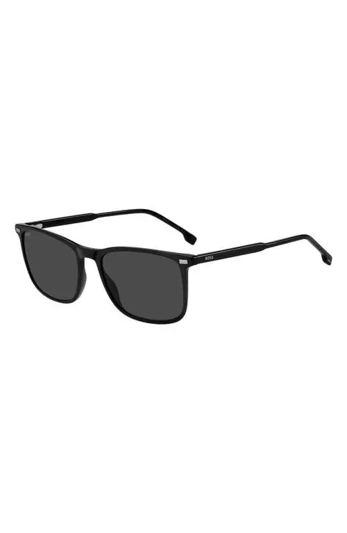 BOSS 56mm Sunglasses - Black/grey