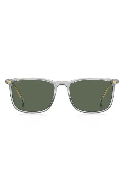BOSS Rectangular Sunglasses - Black/grey