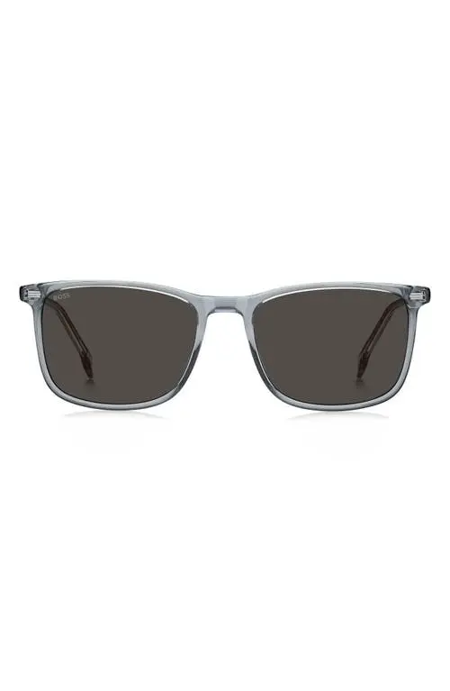 BOSS Rectangular Sunglasses - Blue/grey