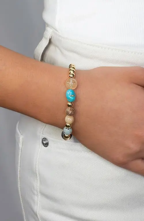 MARLYN SCHIFF Gemma Semiprecious Stone Beaded Bracelet