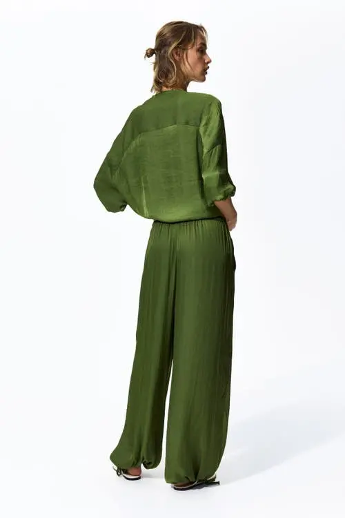 H&m Drawstring Detail Pull-on Trousers