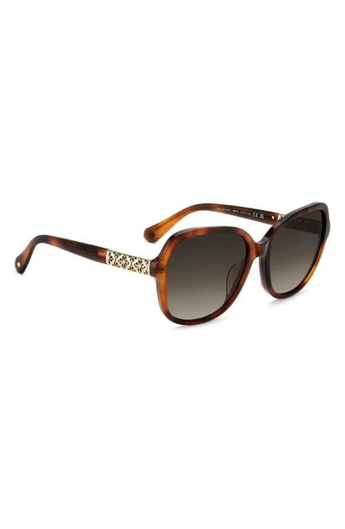 Kate Spade New York Eliza Sunglasses - Havana/brown