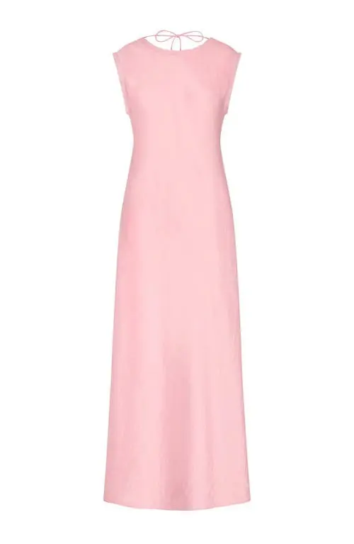 MILLY Linda Scoop Back Midi Dress