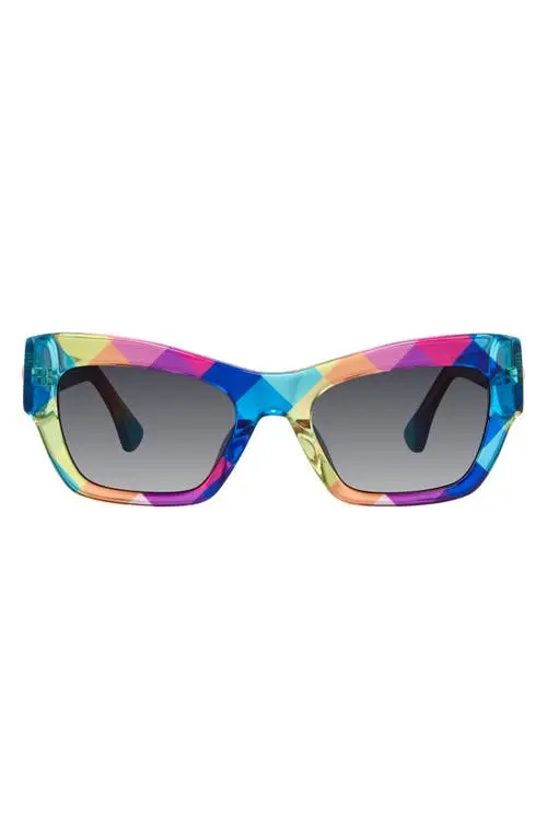 Kurt Geiger Rectangular Sunglasses - Pattern Multicolor/grey