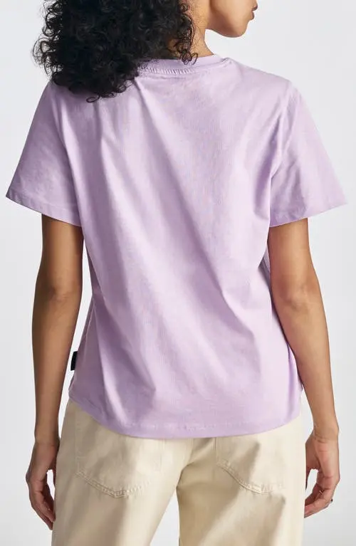 Brooklyn Industries Orchid Cotton Graphic T-shirt