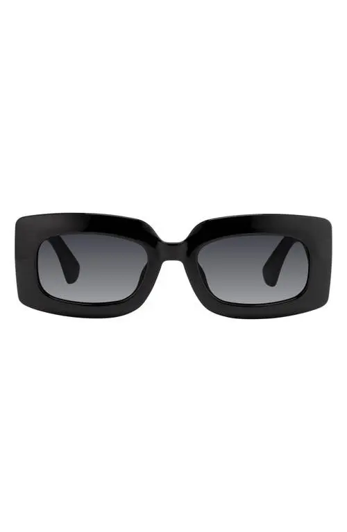Kurt Geiger Rectangular Sunglasses - Black/grey