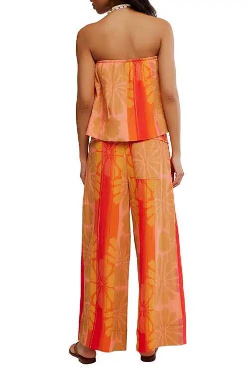 Free People Devella Tube Top & Wide Leg Pants Set