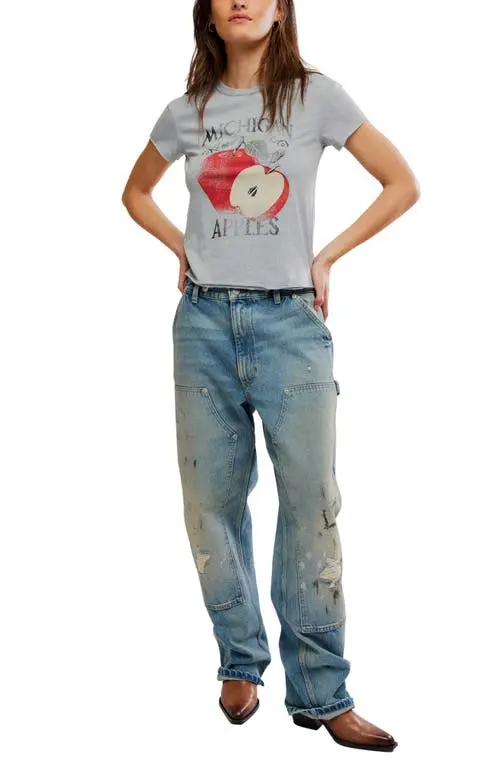 Free People Graphic T-shirt - Apple Combo