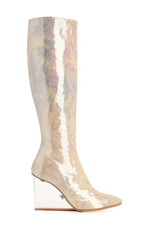 MAISON MARGIELA Tabi Claw Plexi Knee High Boot