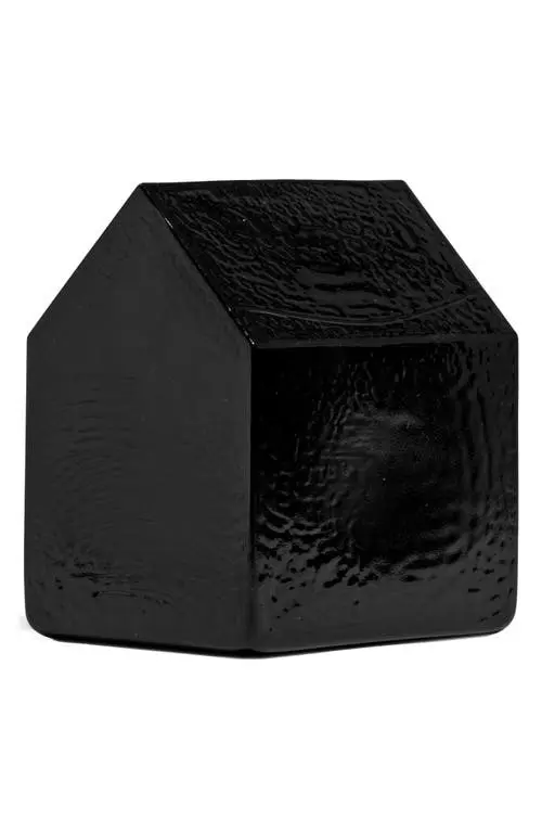 KOSTA BODA Glass House Sculpture - Black