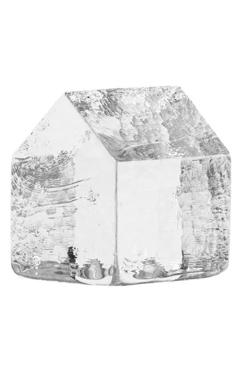 KOSTA BODA Glass House Sculpture - Clear