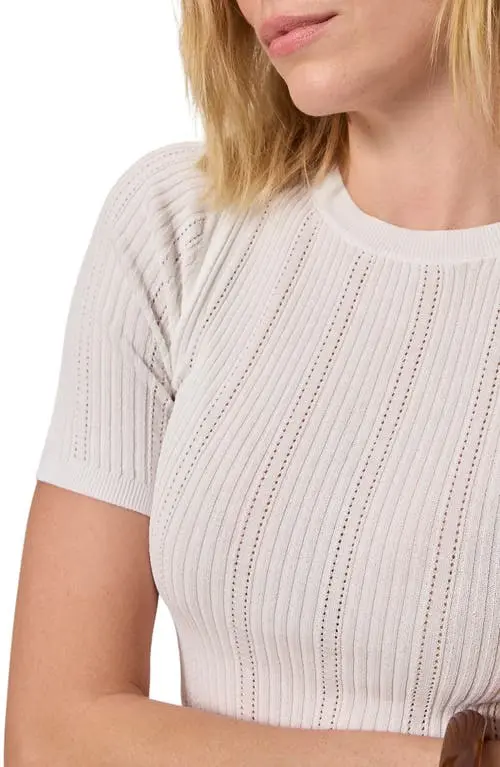 Sanctuary Pointelle Rib T-shirt