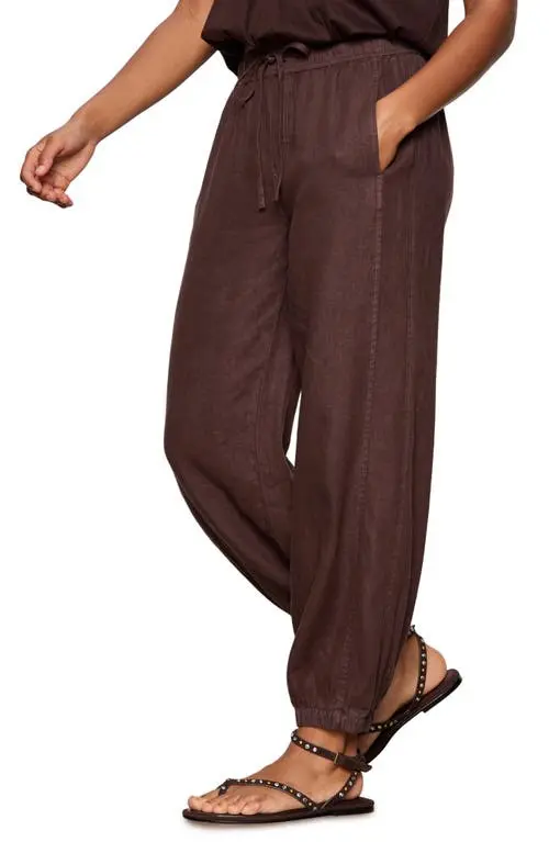 Sanctuary Melody Linen Balloon Pants - Rich Soil
