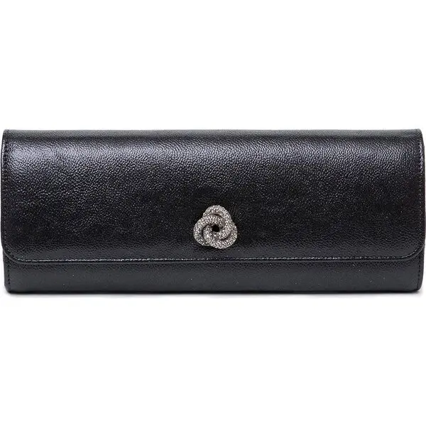 MICHELLE WILHITE The Mini Robbie Clutch - Black