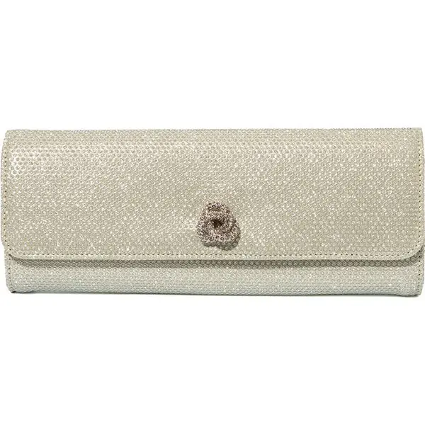 MICHELLE WILHITE The Mini Robbie Clutch - Champagne