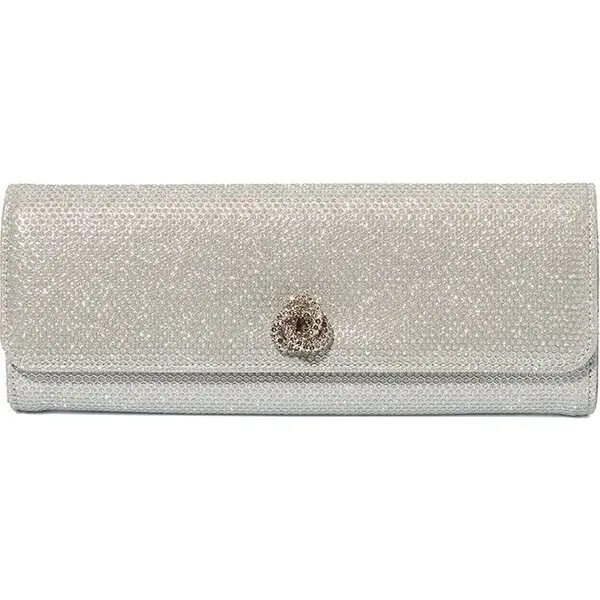 MICHELLE WILHITE The Mini Robbie Clutch - Silver