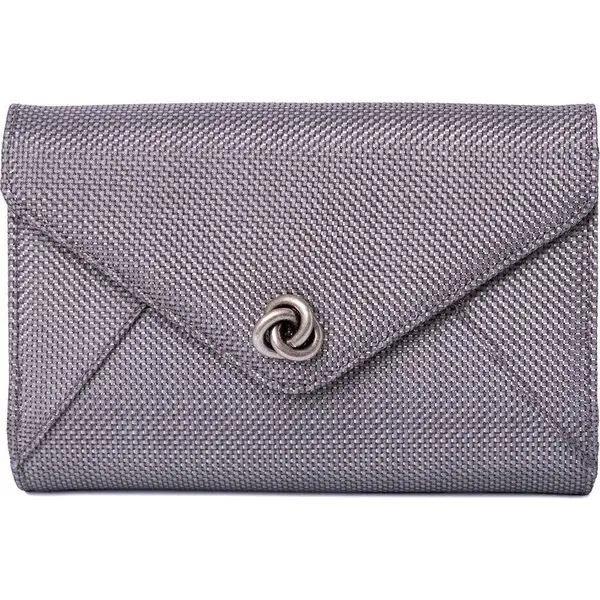 MICHELLE WILHITE The Mini Frieda Clutch - Gunmetal