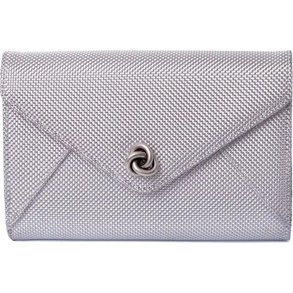 MICHELLE WILHITE The Mini Frieda Clutch - Steel