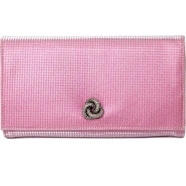 MICHELLE WILHITE The Olivia Clutch - Flamingo Pink