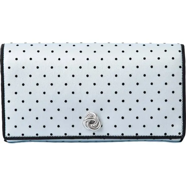 MICHELLE WILHITE The Olivia Clutch - Ice Blue