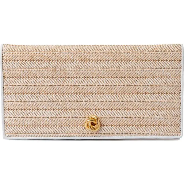 MICHELLE WILHITE The Eloise Clutch - Putty