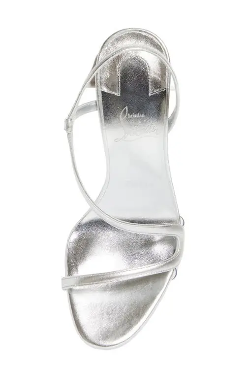 CHRISTIAN LOUBOUTIN Rosa Z Stiletto Sandals - Silver/silver