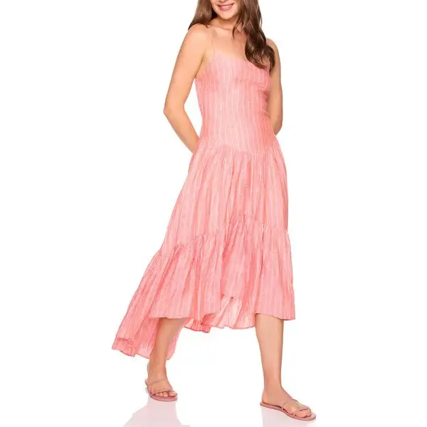 Susana Monaco Drop Waist High-low Maxi Dress - Extra