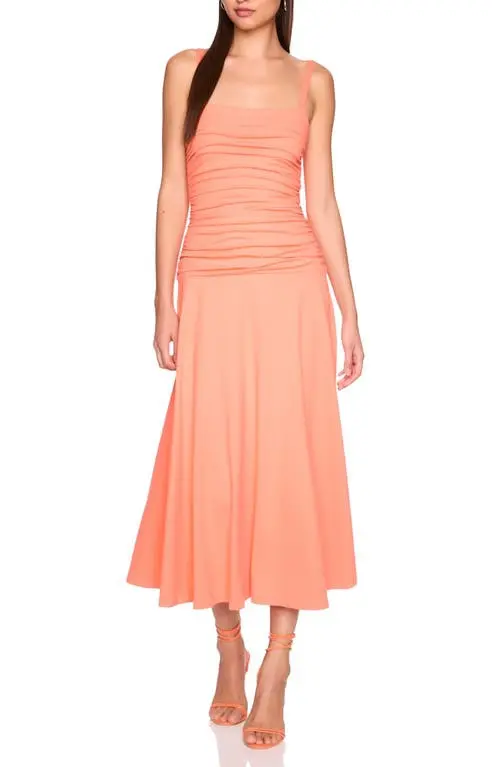 Susana Monaco Ruched Sleeveless Maxi Dress - Extra