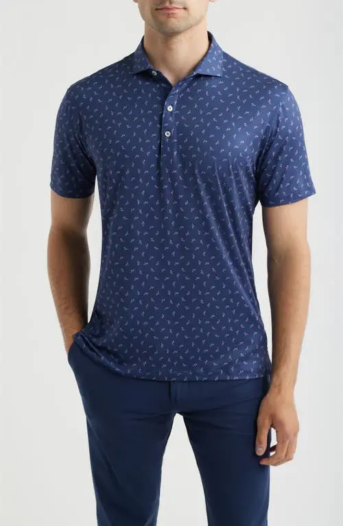 Johnnie-o Neon 'mingo Featherweight Performance Polo - Navy
