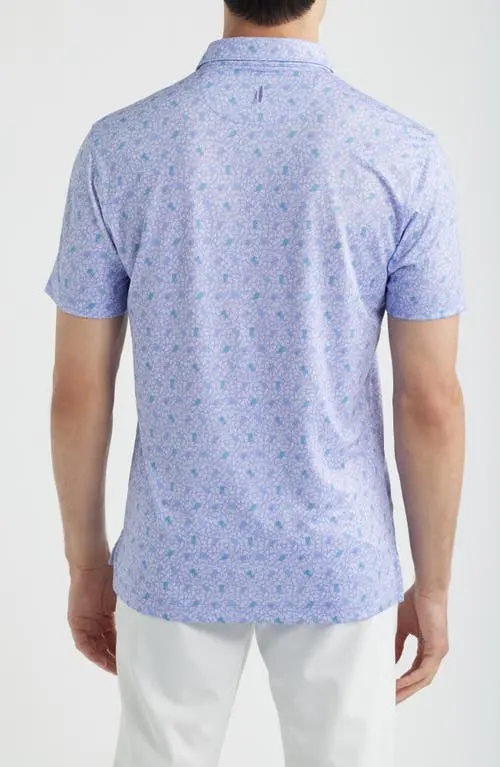 Johnnie-o Island Cocktail Performance Jersey Polo