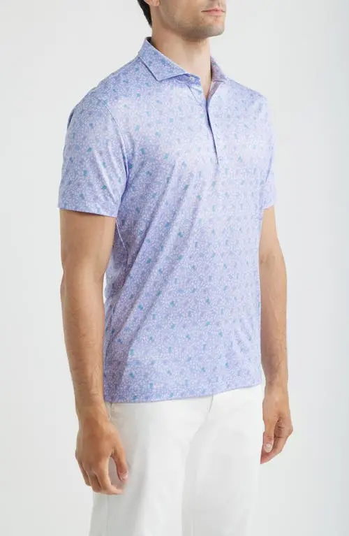 Johnnie-o Island Cocktail Performance Jersey Polo