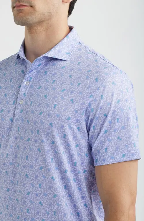 Johnnie-o Island Cocktail Performance Jersey Polo