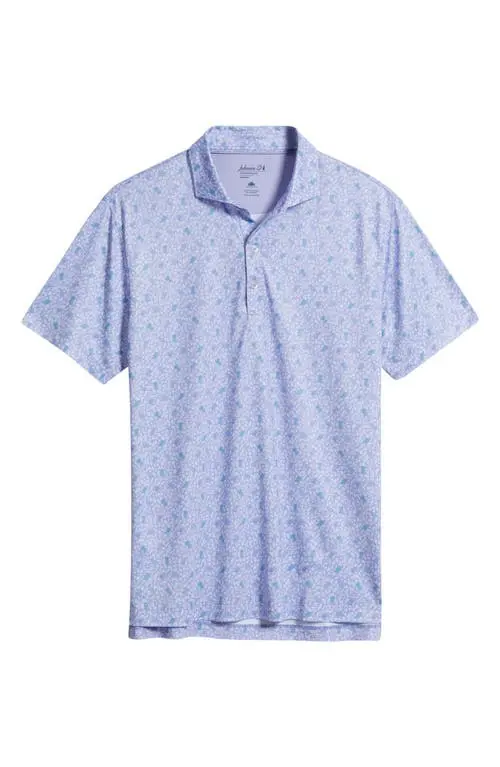 Johnnie-o Island Cocktail Performance Jersey Polo