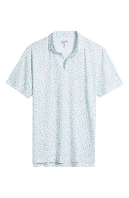 Johnnie-o Armadillo Print Performance Jersey Polo