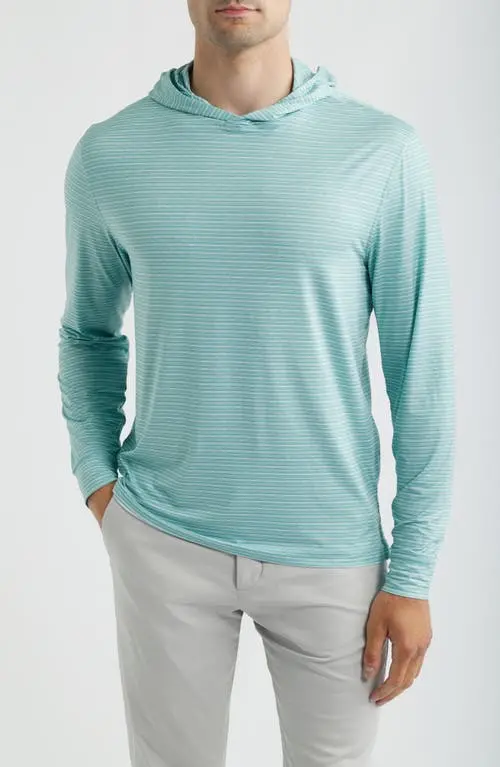 Johnnie-o Talon Stripe Upf 50+ Hoodie - Sublime