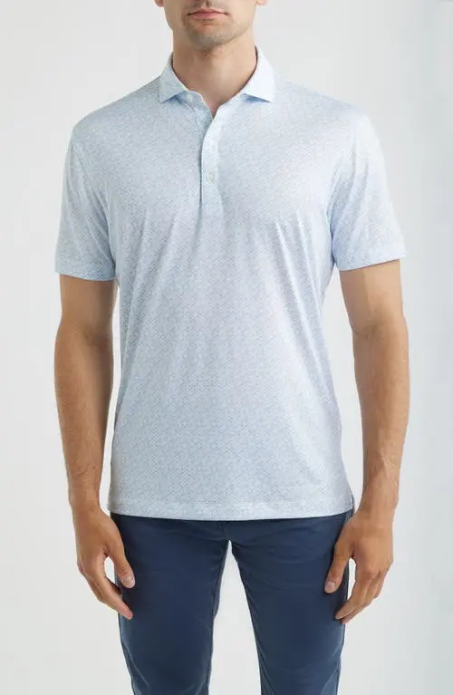 Johnnie-o Pip Floral Performance Jersey Polo - Maliblu