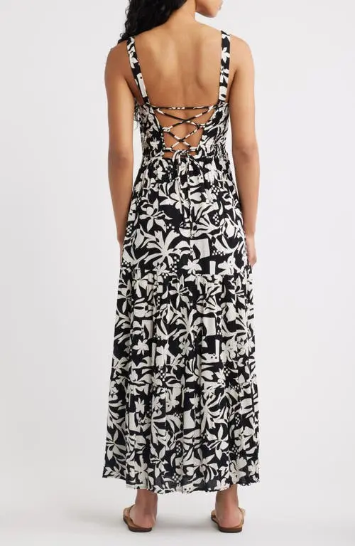 Rip Curl Topanga Canyon Print Sleeveless Maxi Dress