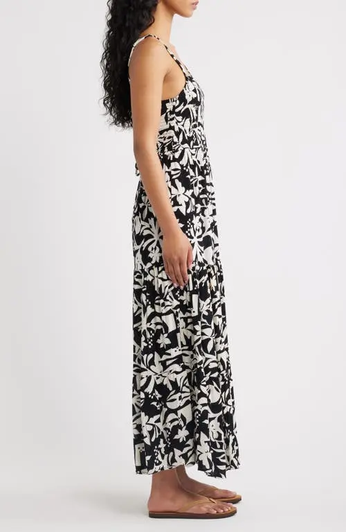Rip Curl Topanga Canyon Print Sleeveless Maxi Dress