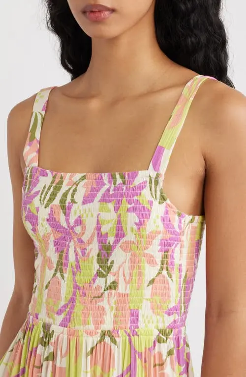Rip Curl Topanga Canyon Print Sleeveless Maxi Dress - Multico