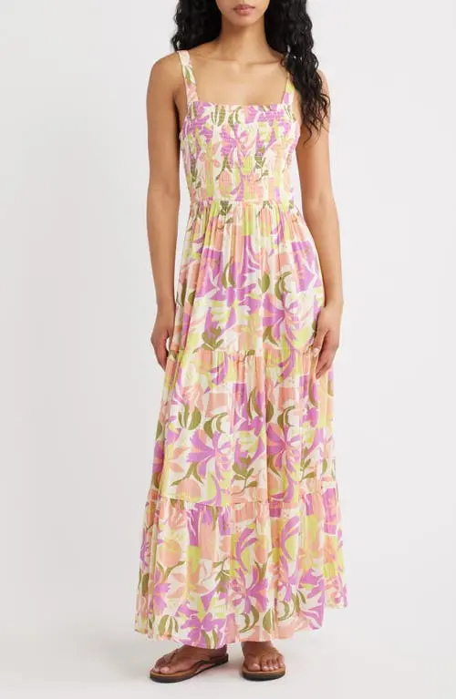 Rip Curl Topanga Canyon Print Sleeveless Maxi Dress - Multico