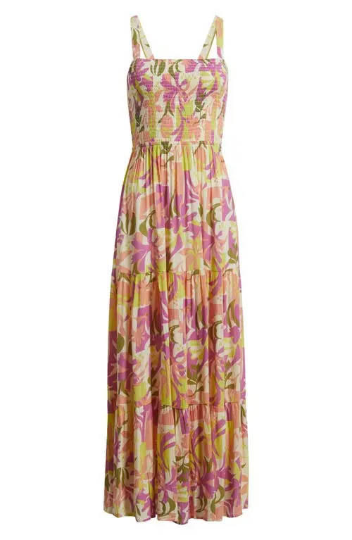 Rip Curl Topanga Canyon Print Sleeveless Maxi Dress - Multico